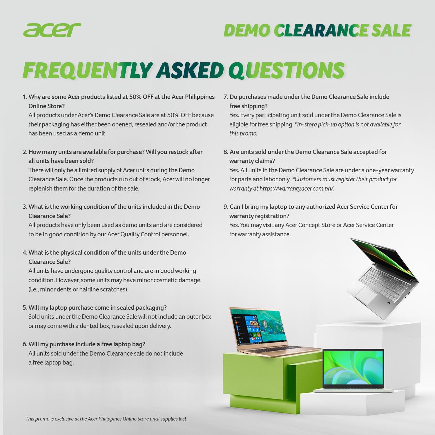 demo-clearance-sale | Acer Philippines Official Store